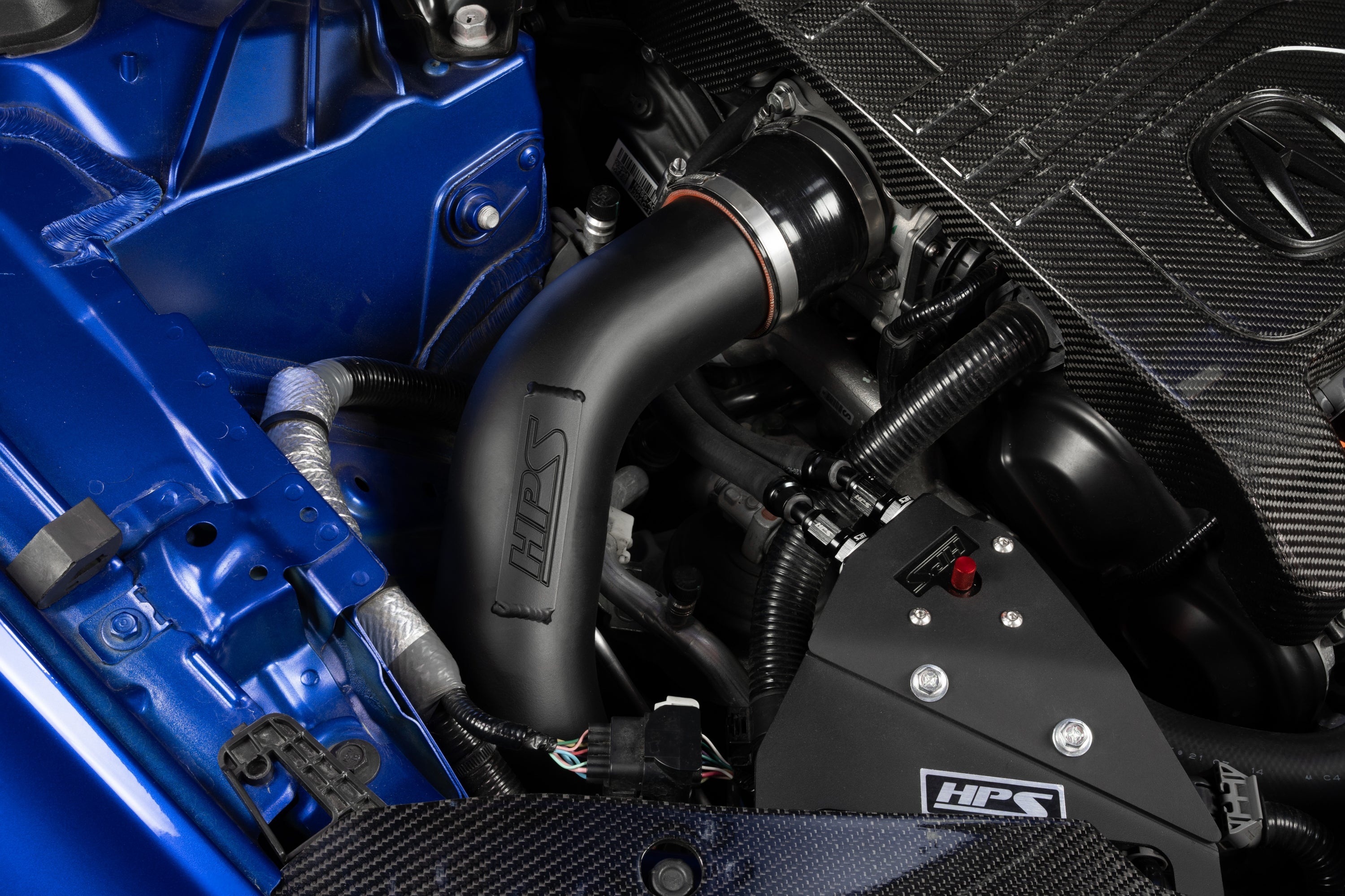 HPS Black Intercooler Hot Cold Charge Pipe 2nd Gen Acura TLX Type S 3 ...