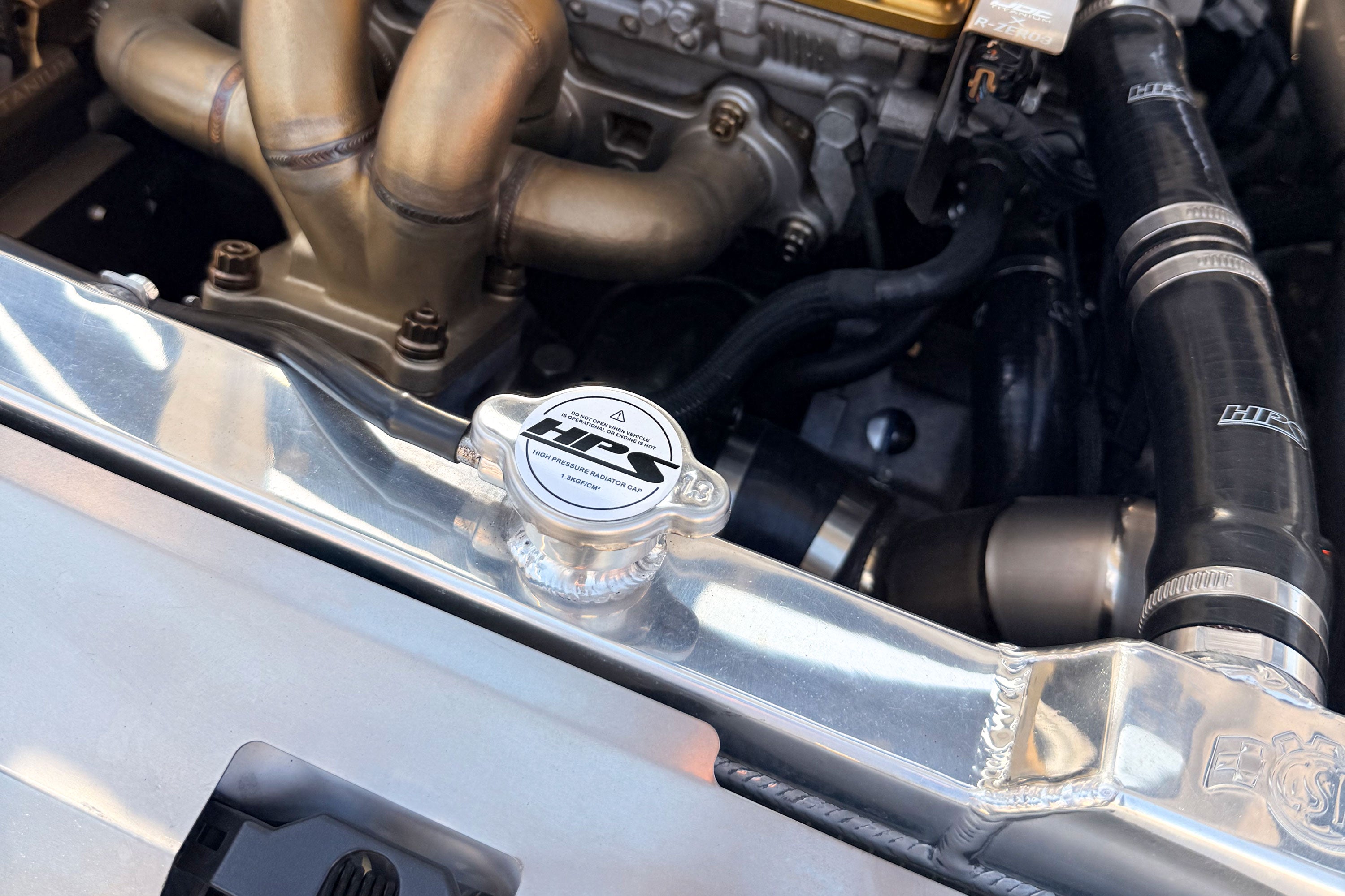 HPS Performance 1.3 Bar High-Pressure Stainless Steel Radiator Cap ...