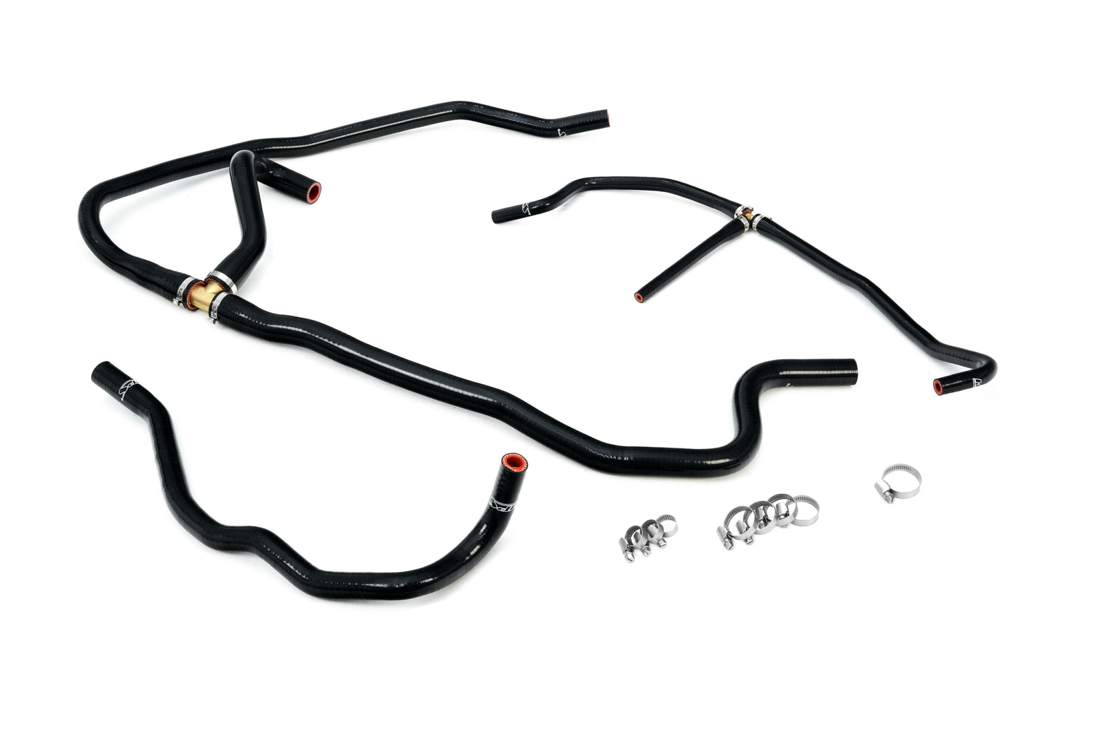 HPS Black Silicone Heater Coolant Hose Kit 2009-2013 Chevy Corvette LS3 ...