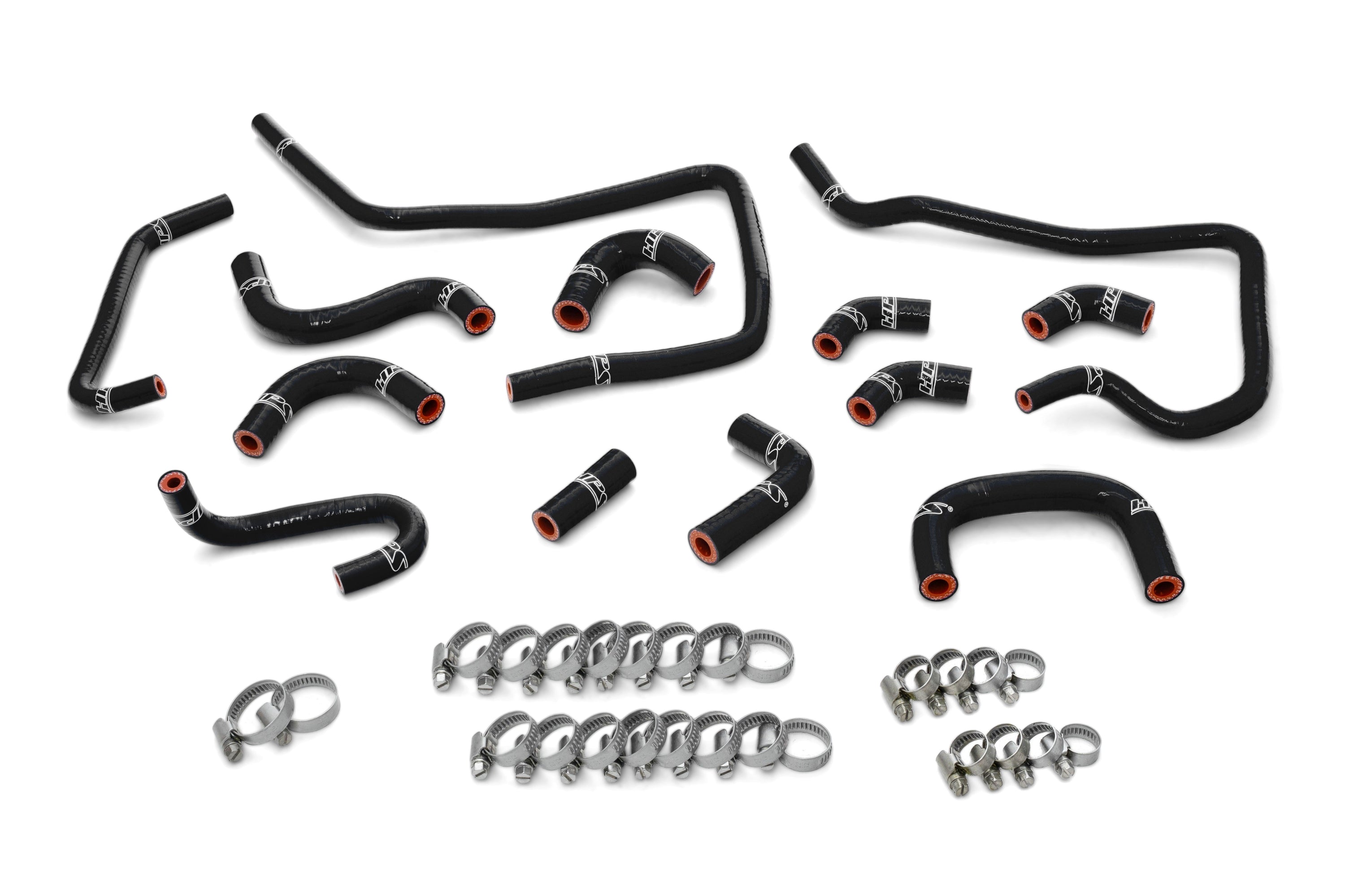 HPS Silicone Ancillary Coolant Hose Kit 2004 Subaru Impreza WRX 2.0L ...