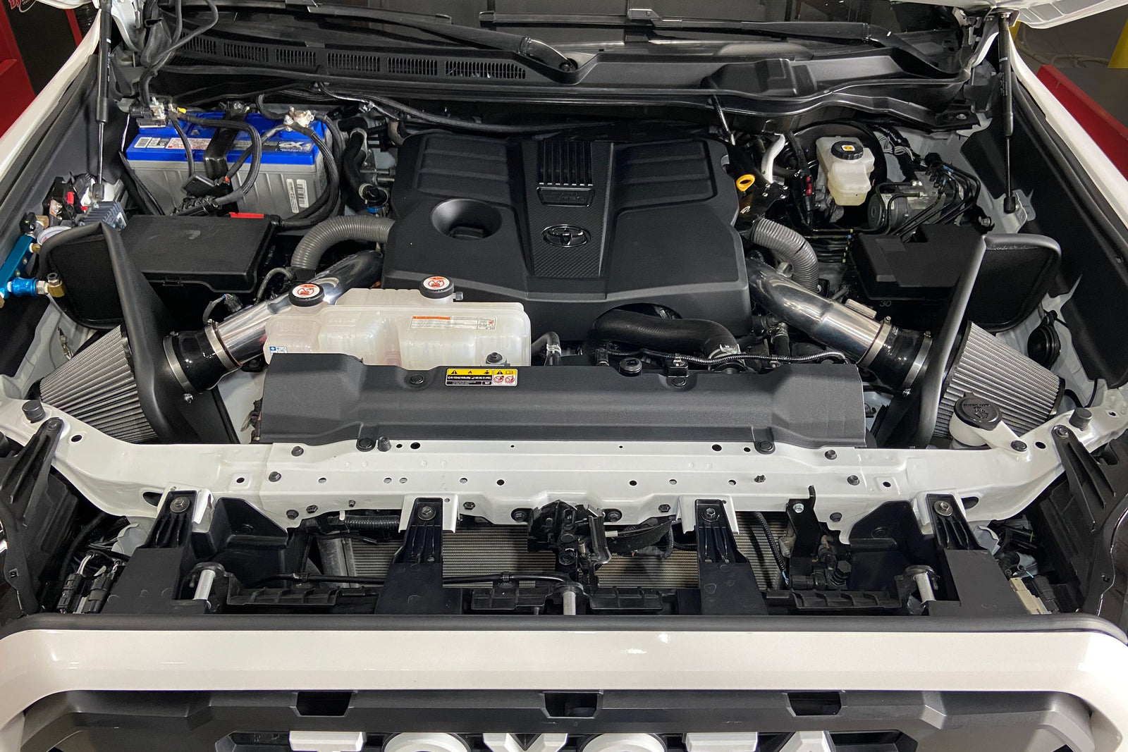 HPS Performance Cold Air Intake Kit Heat Shield 3rd Gen Toyota Tundra 3 ...