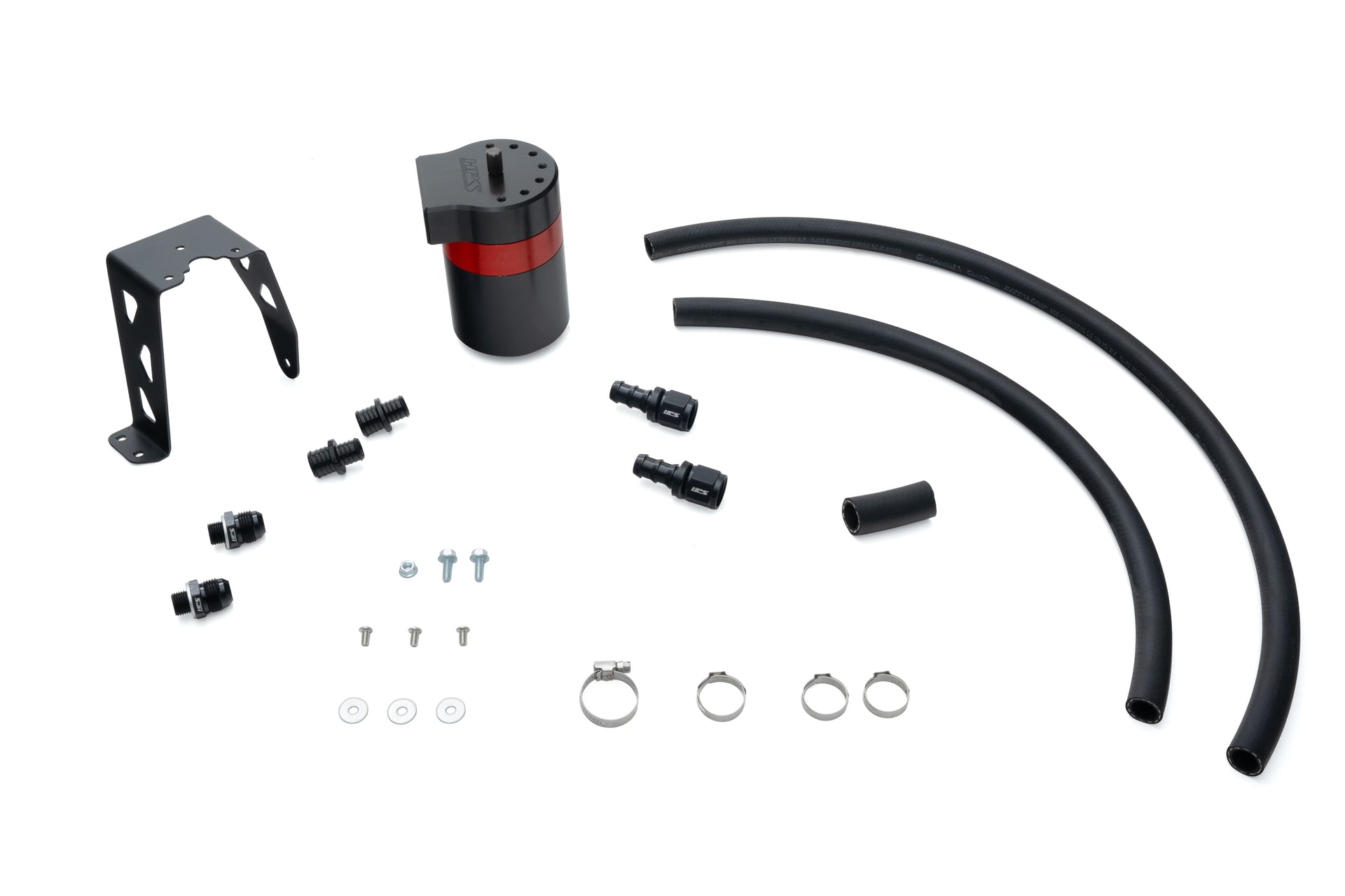 HPS Performance Aluminum Oil Catch Can Kit 4th Gen Toyota Tacoma 2.4L ...