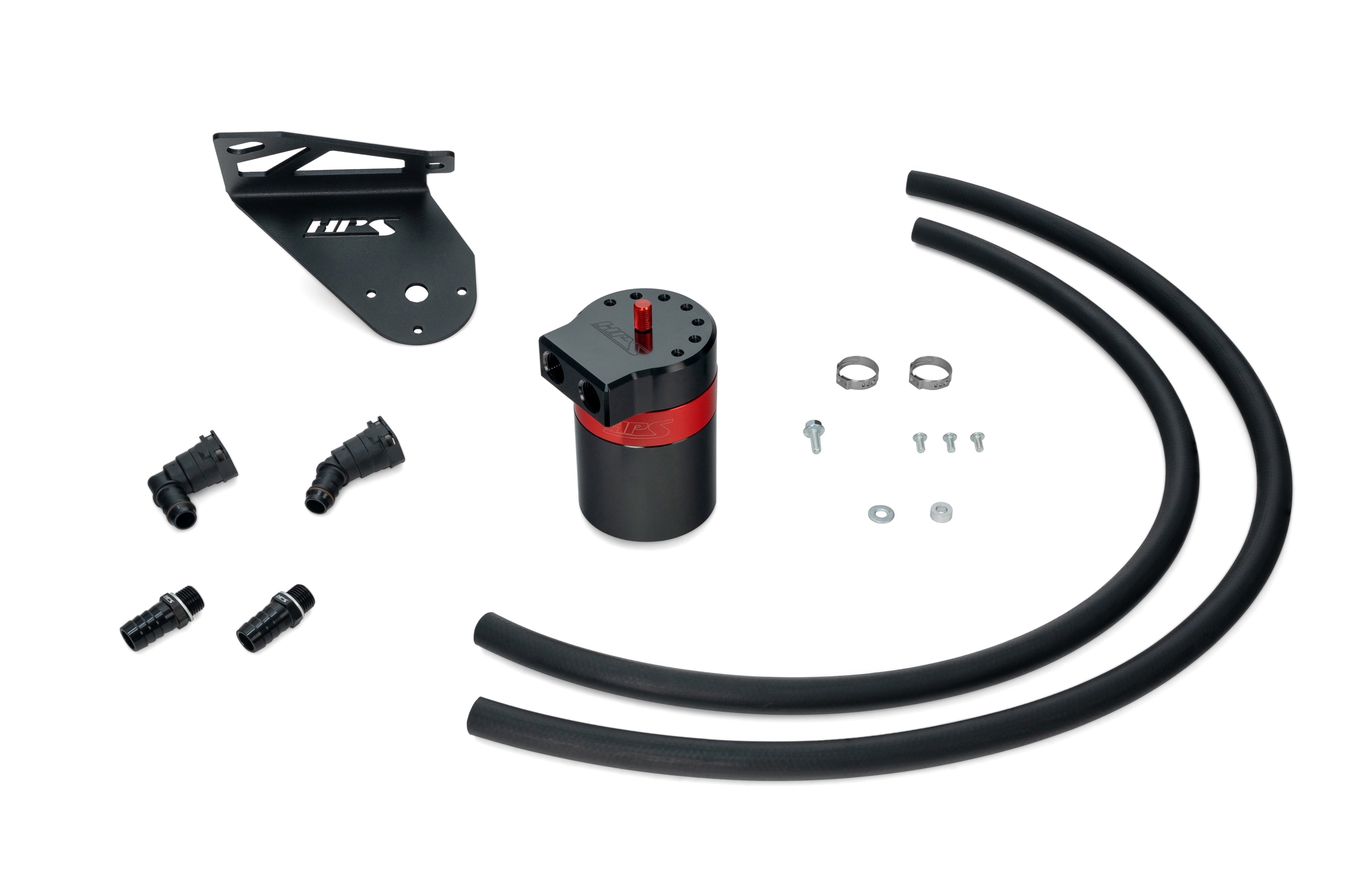 HPS Aluminum Oil Catch Can Kit 2015-2020 Ford F150 3.5L V6 Turbo 860 ...