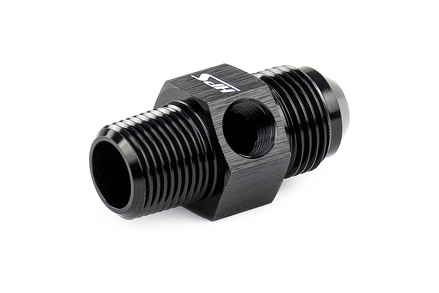 HPS AN Male to NPT Male Adapter with 1/8" NPT Sensor Port Fuel Gauge ...