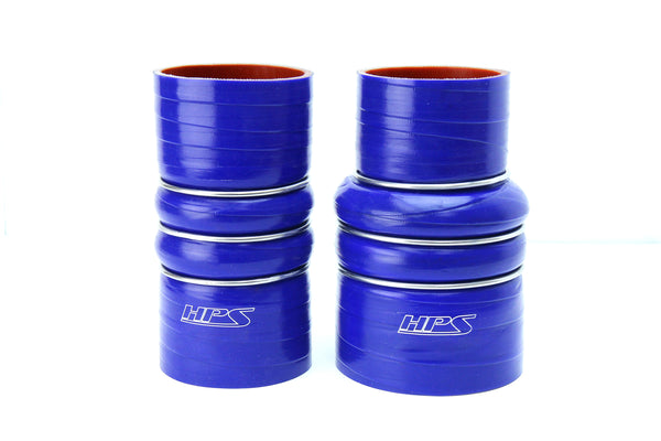 HPS Reinforced Silicone Charge Air Cooler CAC Hose Bellow Diesel Turbo ...