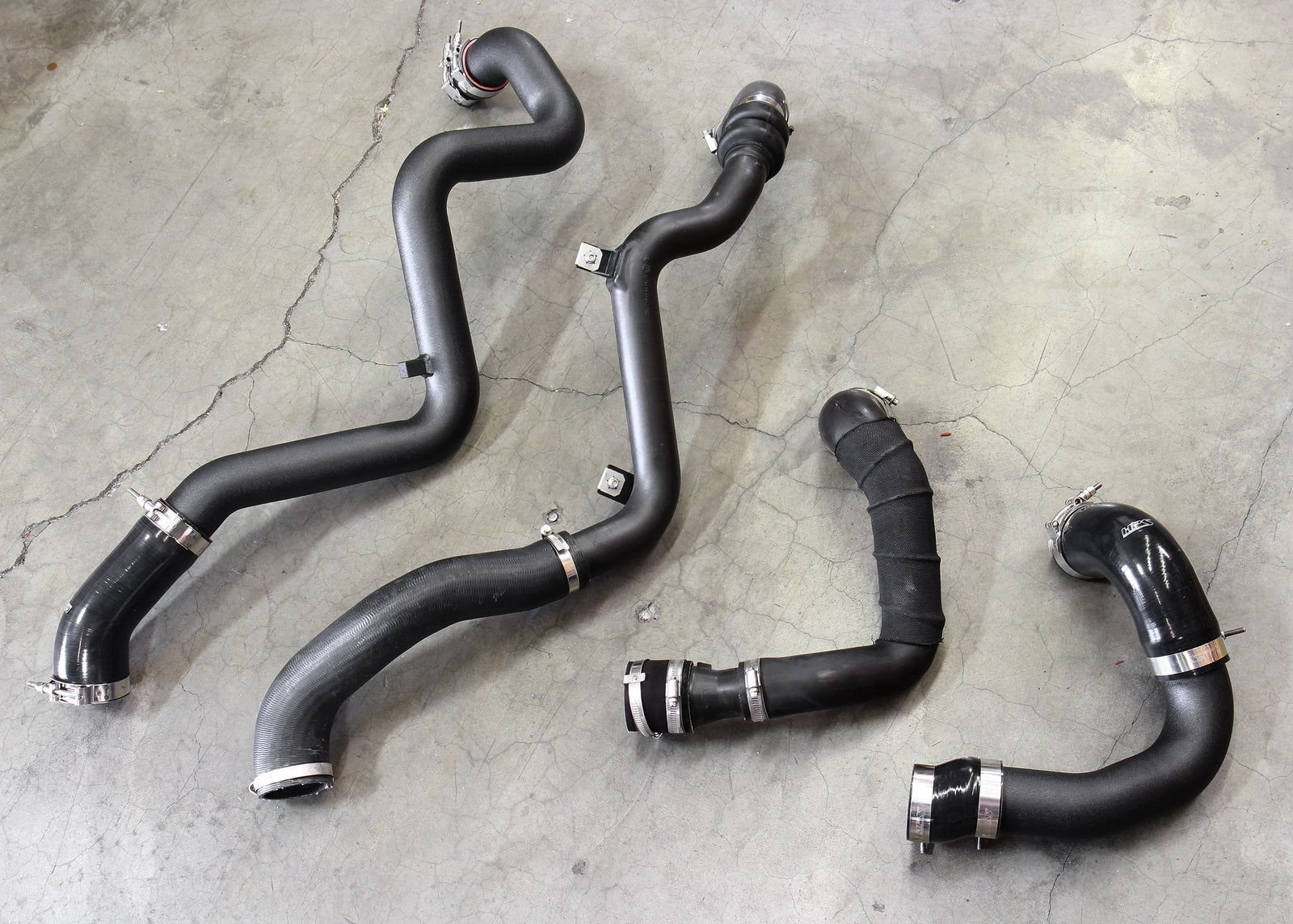 HPS intercooler piping kit hot air charge cold side 16-18 Ford Focus RS ...