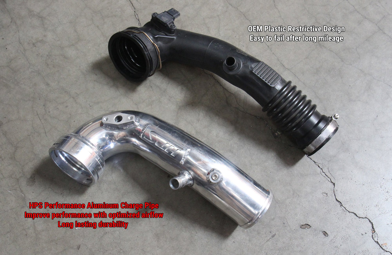 HPS Intercooler Charge Pipe Cold Side BMW 535i 3.0L Turbo N55 F07 F10 ...