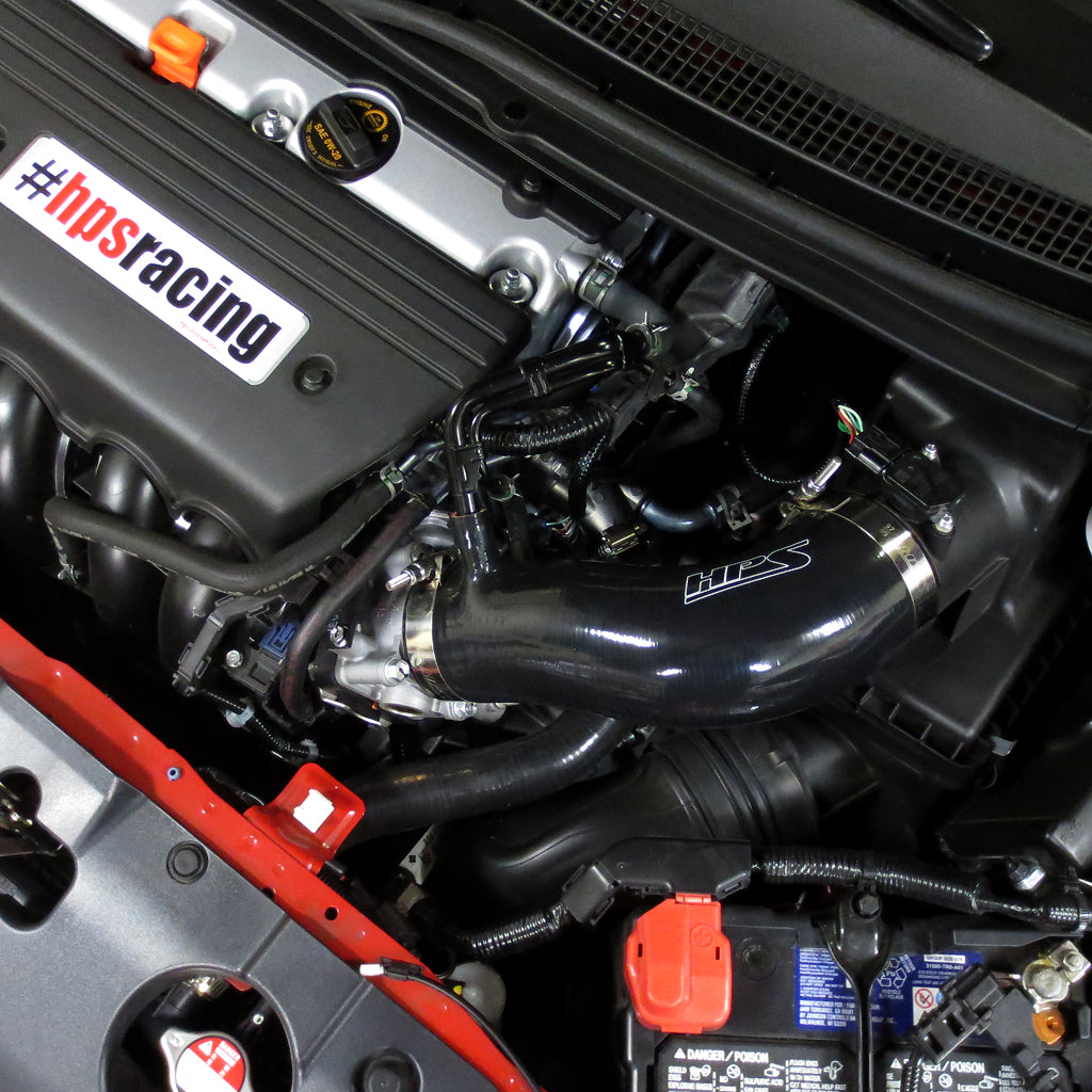 HPS Silicone Air Intake Kit Post MAF 2012-2015 Honda Civic Si 2.4L ...