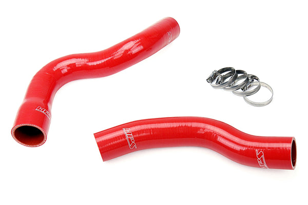 HPS Red Silicone Radiator Hose Kit Coolant Jeep 01-04 Grand Cherokee WJ ...