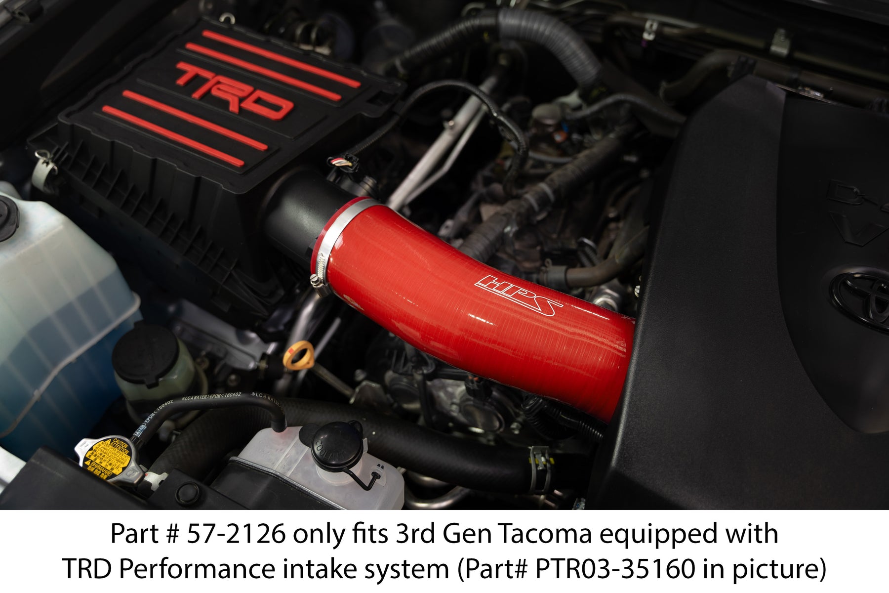 HPS Silicone Post MAF Air Intake Hose Kit 2016-2023 Toyota Tacoma 3.5L ...
