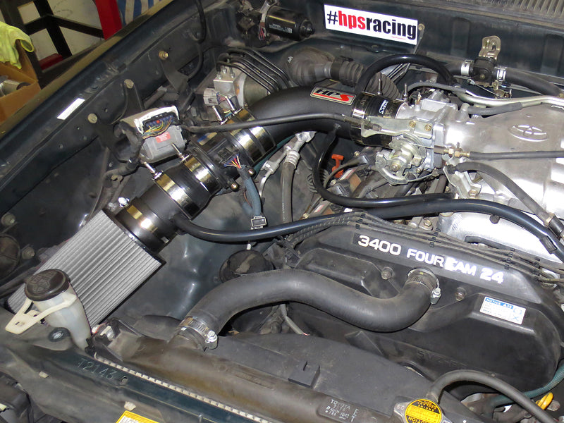 HPS Cold Air Shortram Intake Kit 1996-1998 Toyota Tacoma 3.4L V6 Black ...