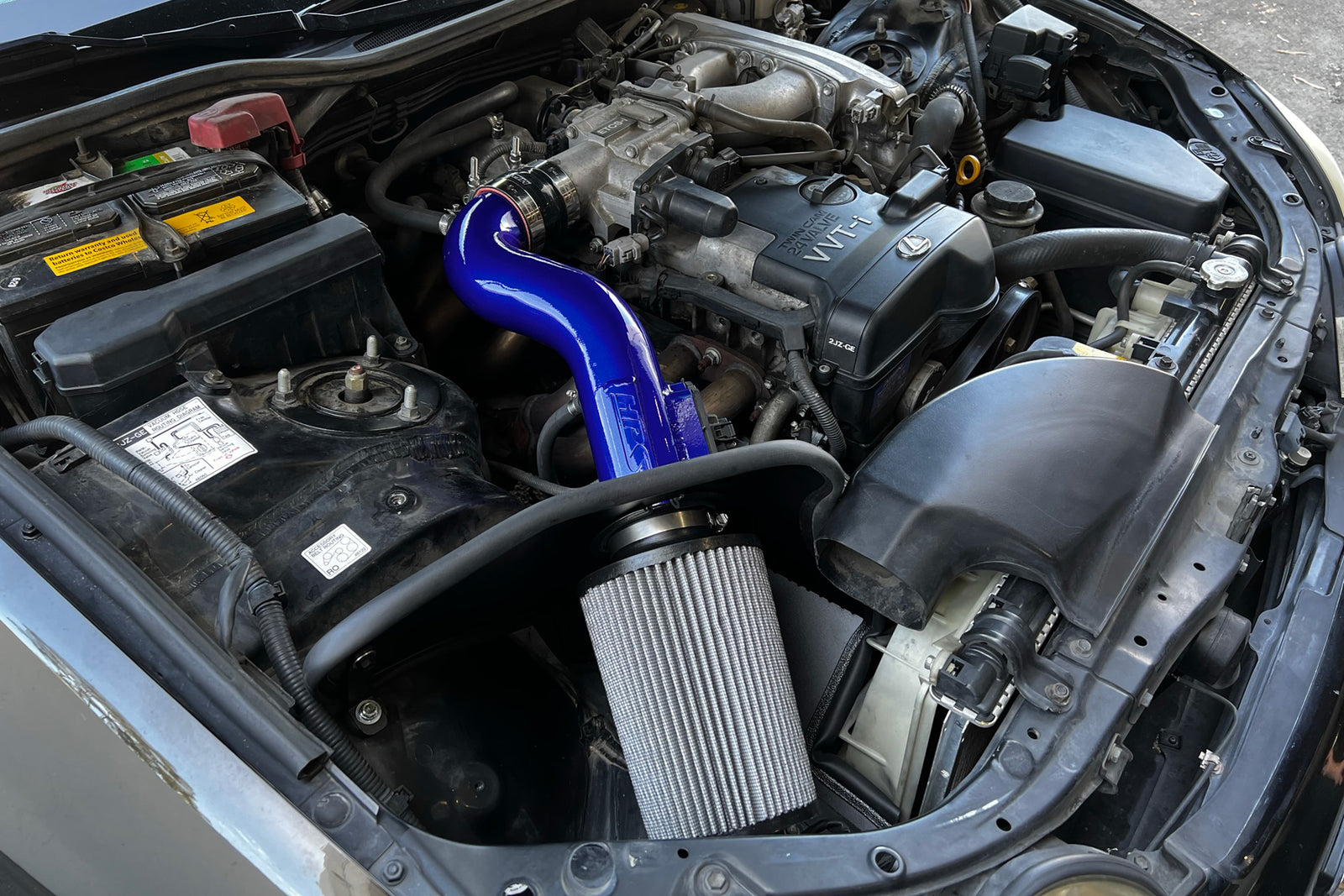 HPS Cold Air Intake Kit 1998 1999 2000 2nd Lexus GS300 3.0L 827-705 ...